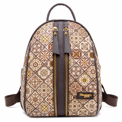 CANDY BACKPACK - BATIK BD, BEIGE - Strawberry Queen