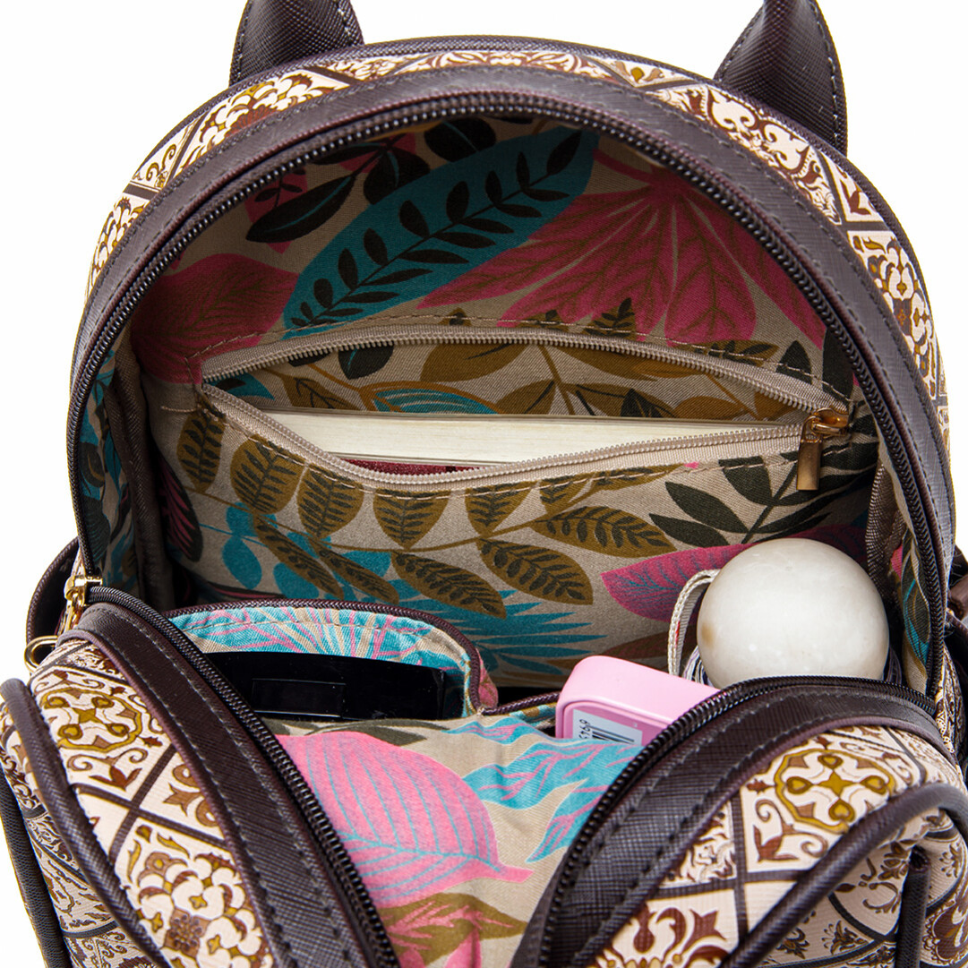 CANDY BACKPACK - BATIK BD, BEIGE - Strawberry Queen
