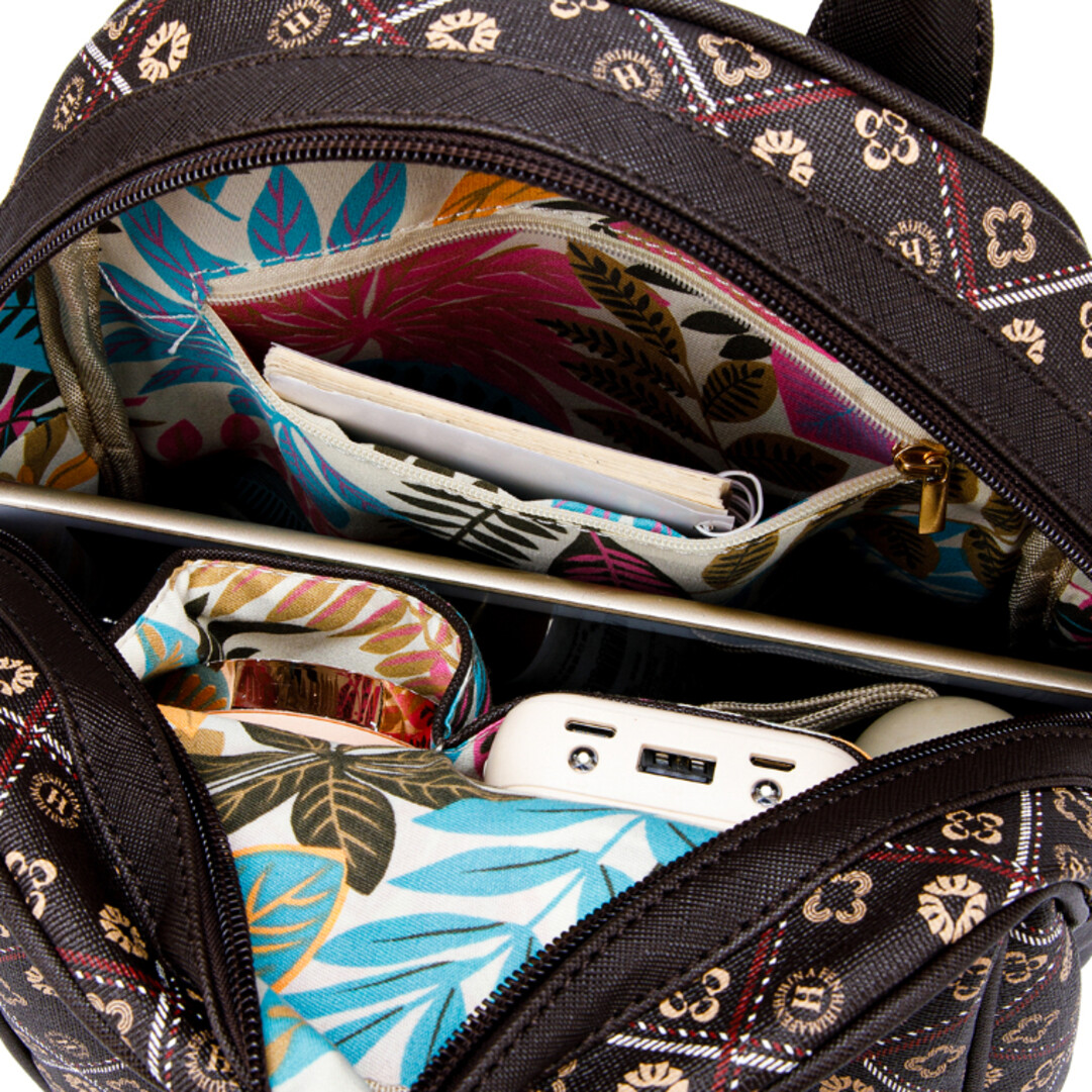 CANDY BACKPACK - BATIK BQ, DARK BROWN - Strawberry Queen